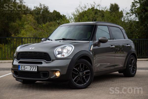 Grey MINI Countryman 2014 in Riga, with an engine capacity of 2.00 L and mileage of 235 thousand km for 9500 €, photo 1 on AUTOMOTO.COM.LV