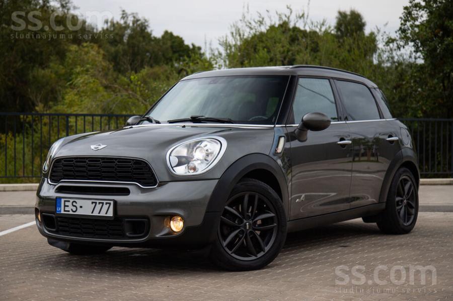 Pelēks MINI Countryman 2014 Rīga, ar dzinēja tilpumu 2.00 L un nobraukumu 235 tūkst. km par 9500 €, foto 1 vietnē AUTOMOTO.COM.LV