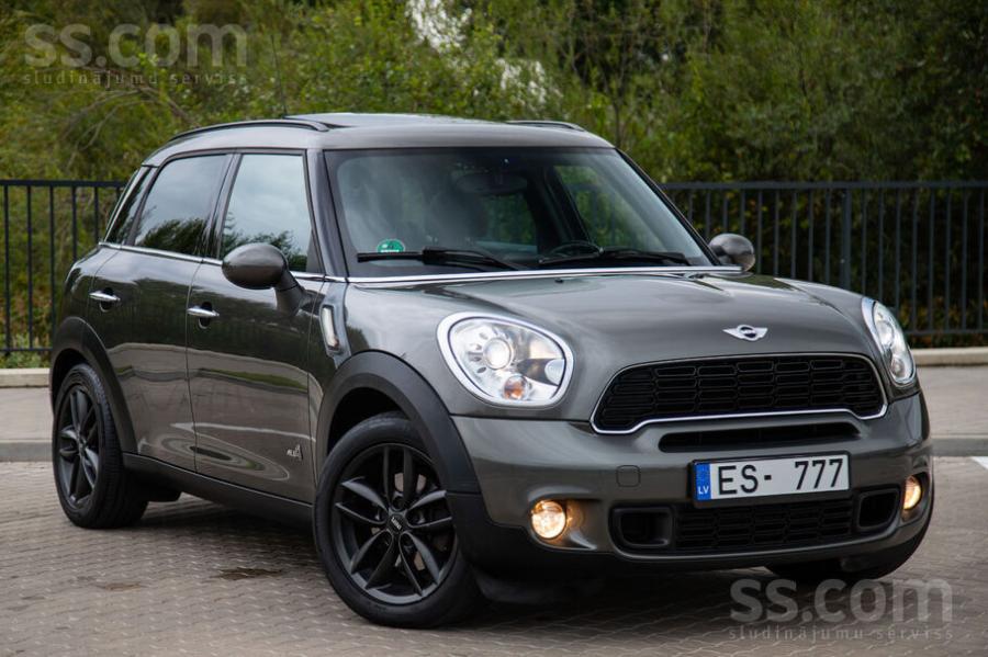 Pelēks MINI Countryman 2014 Rīga, ar dzinēja tilpumu 2.00 L un nobraukumu 235 tūkst. km par 9500 €, foto 3 vietnē AUTOMOTO.COM.LV