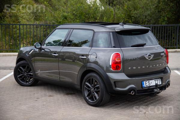 Grey MINI Countryman 2014 in Riga, with an engine capacity of 2.00 L and mileage of 235 thousand km for 9500 €, photo 4 on AUTOMOTO.COM.LV