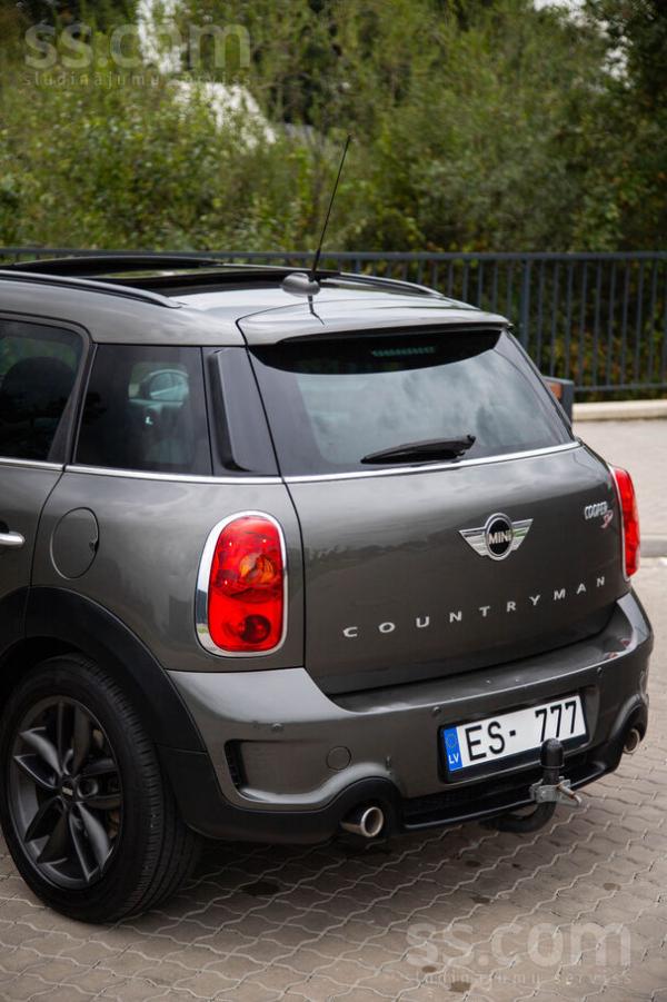 Grey MINI Countryman 2014 in Riga, with an engine capacity of 2.00 L and mileage of 235 thousand km for 9500 €, photo 9 on AUTOMOTO.COM.LV
