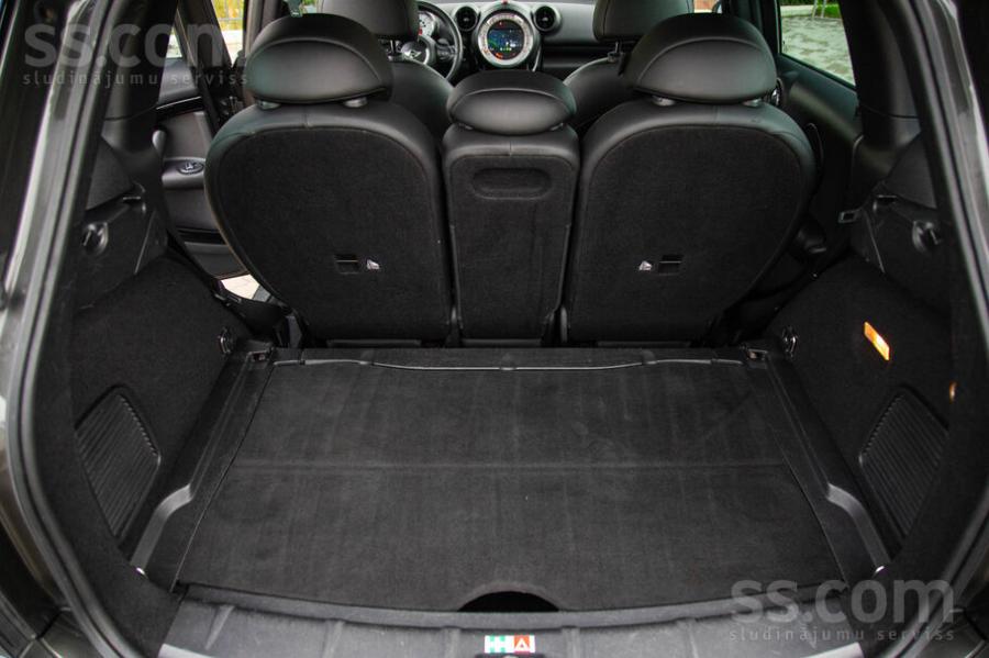 Pelēks MINI Countryman 2014 Rīga, ar dzinēja tilpumu 2.00 L un nobraukumu 235 tūkst. km par 9500 €, foto 28 vietnē AUTOMOTO.COM.LV