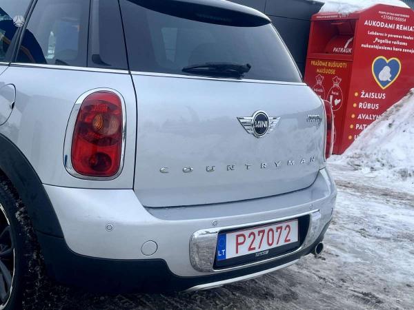 Grey MINI Countryman 2015 in Silute, with an engine capacity of 2.00 L and mileage of 284 thousand km for 6999 €, photo 10 on AUTOMOTO.COM.LV
