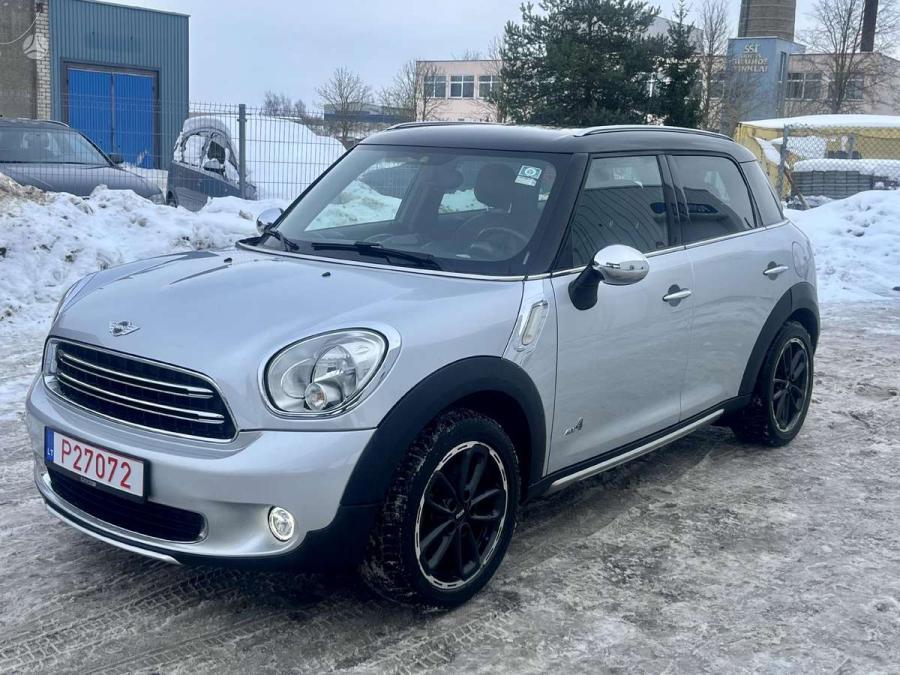 Pelēks MINI Countryman 2015 Šilutė, ar dzinēja tilpumu 2.00 L un nobraukumu 284 tūkst. km par 6899 €, foto 1 vietnē AUTOMOTO.COM.LV
