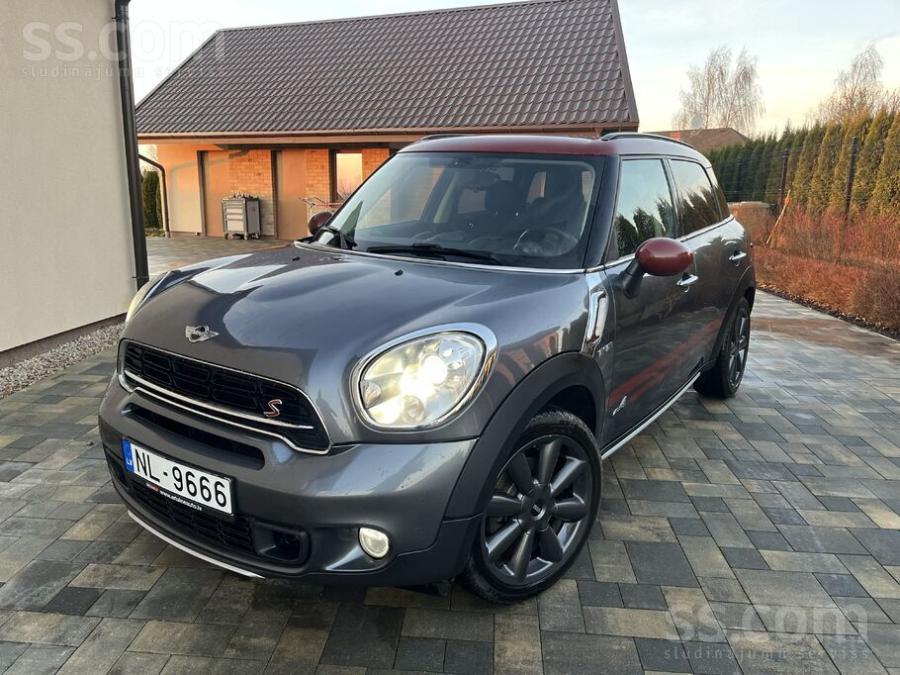 Grey MINI Countryman 2016 in Tukums, with an engine capacity of 2.00 L and mileage of 264 thousand km for 8950 €, photo 4 on AUTOMOTO.COM.LV