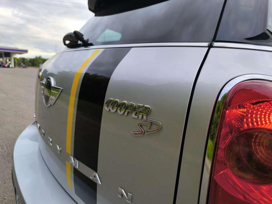 Grey MINI Countryman 2017 in Vilnius, with an engine capacity of 2.00 L and mileage of 102 thousand km for 10500 €, photo 13 on AUTOMOTO.COM.LV