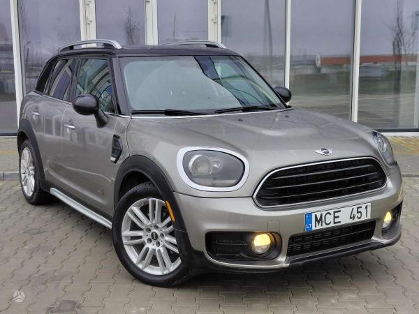 Grey MINI Countryman 2018 in Vilnius, with an engine capacity of 1.50 L and mileage of 129 thousand km for 11000 €, photo 1 on AUTOMOTO.COM.LV