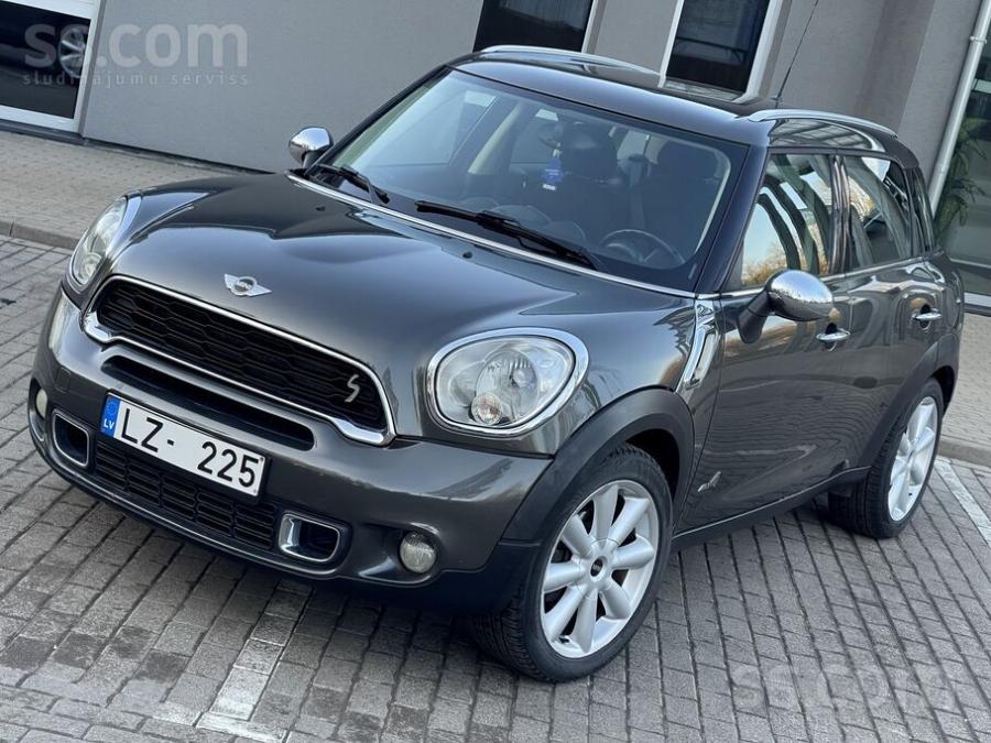 Grey MINI Countryman 2012 in Jurmala, with an engine capacity of 2.00 L and mileage of 0 thousand km for 5350 €, photo 1 on AUTOMOTO.COM.LV