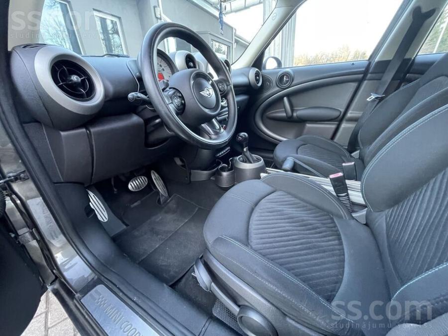 Grey MINI Countryman 2012 in Jurmala, with an engine capacity of 2.00 L and mileage of 0 thousand km for 5350 €, photo 22 on AUTOMOTO.COM.LV