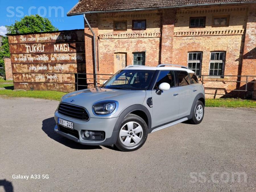 Grey MINI Countryman 2017 in Tukums, with an engine capacity of 1.50 L and mileage of 177 thousand km for 11300 €, photo 1 on AUTOMOTO.COM.LV