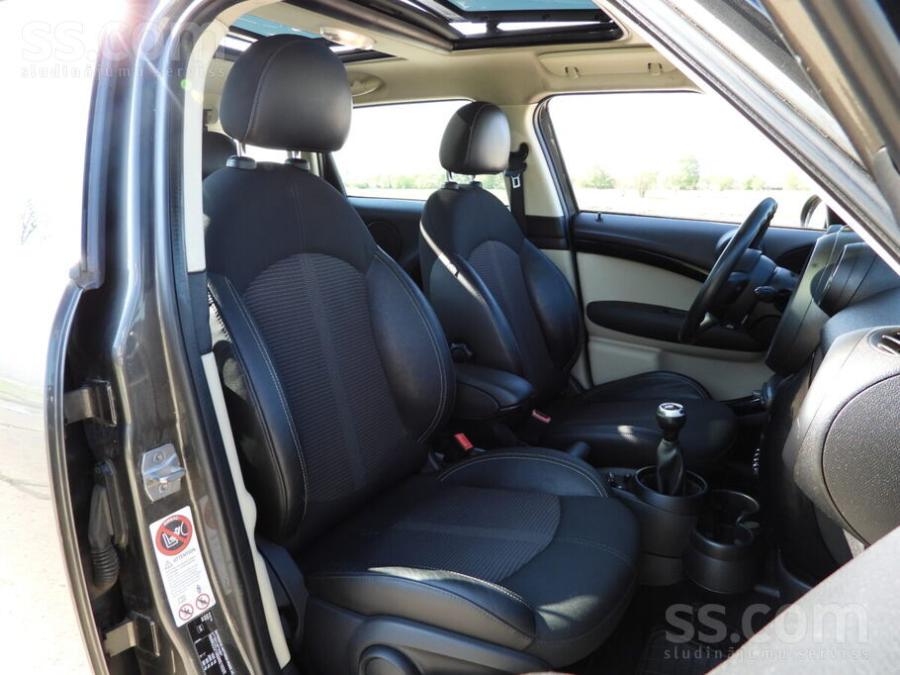 Grey MINI Countryman 2014 in Riga, with an engine capacity of 1.60 L and mileage of 291 thousand km for 6990 €, photo 15 on AUTOMOTO.COM.LV