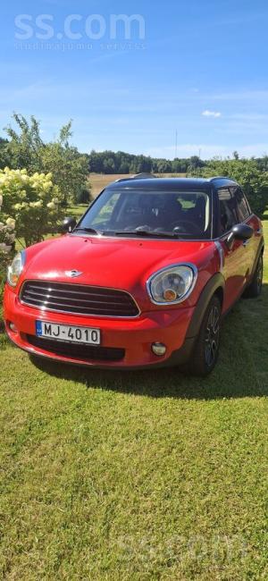 Sarkans MINI Countryman 2010 Ventspils, ar dzinēja tilpumu 1.60 L un nobraukumu 242 tūkst. km par 4800 €, foto  vietnē AUTOMOTO.COM.LV