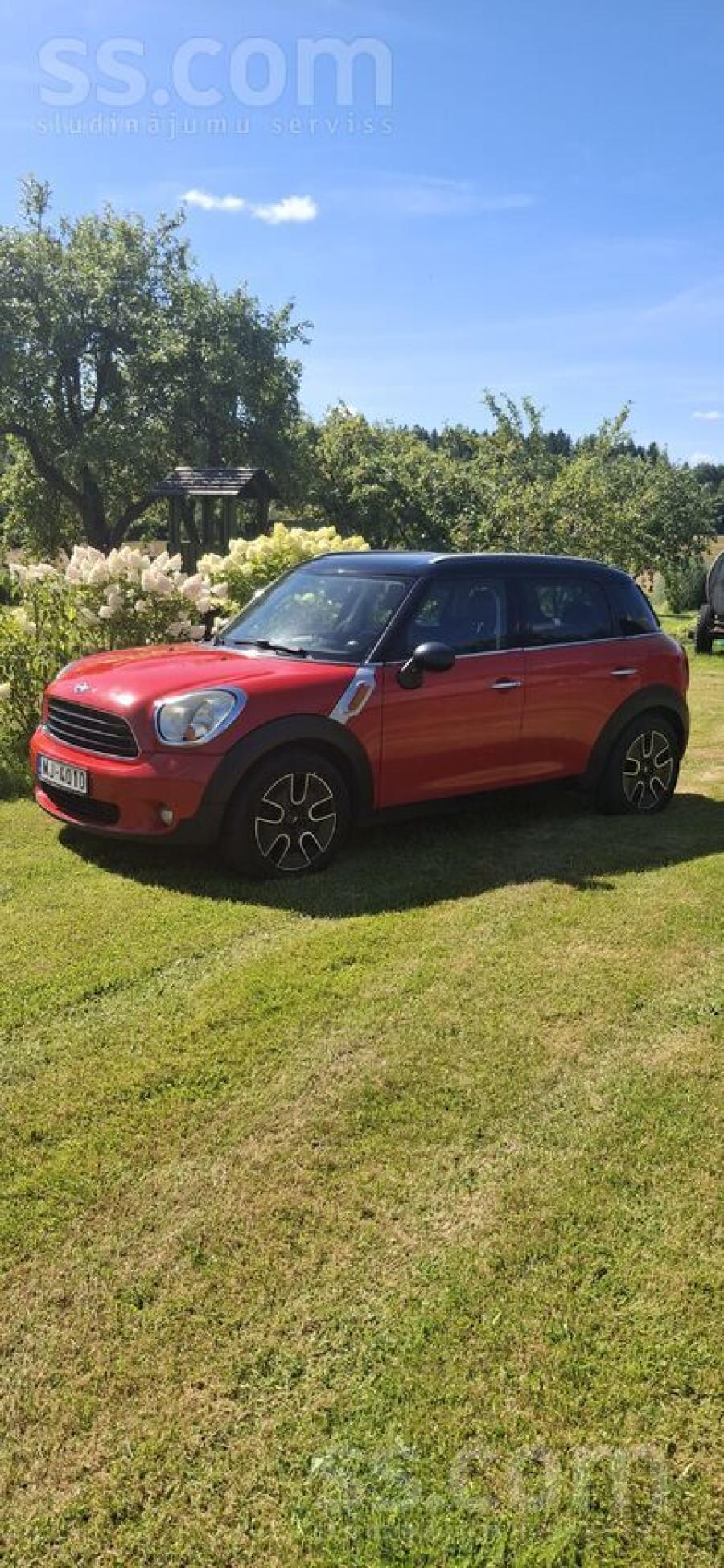 Sarkans MINI Countryman 2010 Ventspils, ar dzinēja tilpumu 1.60 L un nobraukumu 242 tūkst. km par 4800 €, foto 3 vietnē AUTOMOTO.COM.LV