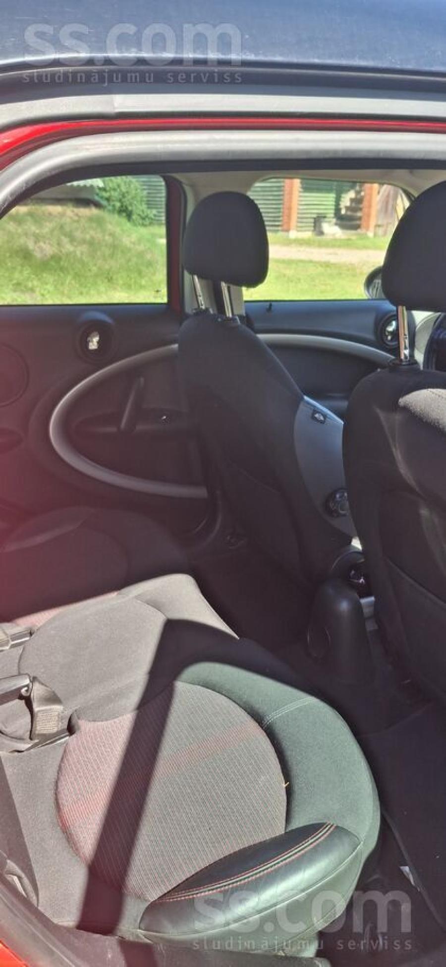 Sarkans MINI Countryman 2010 Ventspils, ar dzinēja tilpumu 1.60 L un nobraukumu 242 tūkst. km par 4800 €, foto 8 vietnē AUTOMOTO.COM.LV