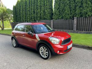 Red MINI Countryman 2013 in Vilnius, with an engine capacity of 1.60 L and mileage of 129 thousand km for 3999 €, photo  on AUTOMOTO.COM.LV
