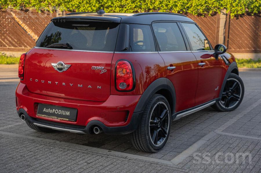 Red MINI Countryman 2016 in Riga, with an engine capacity of 2.00 L and mileage of 266 thousand km for 9650 €, photo 9 on AUTOMOTO.COM.LV