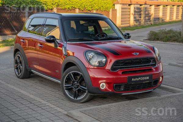 Red MINI Countryman 2016 in Riga, with an engine capacity of 2.00 L and mileage of 266 thousand km for 9990 €, photo 10 on AUTOMOTO.COM.LV