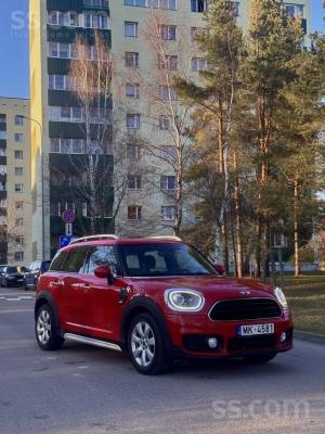 Red MINI Countryman 2019 in Liepaja, with an engine capacity of 1.50 L and mileage of 60 thousand km for 16200 €, photo  on AUTOMOTO.COM.LV