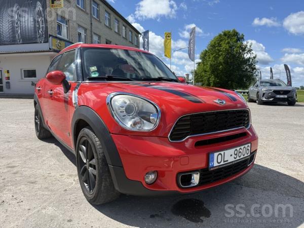Sarkans MINI Countryman 2010 Talsi, ar dzinēja tilpumu 1.60 L un nobraukumu 202 tūkst. km par 5950 €, foto 1 vietnē AUTOMOTO.COM.LV