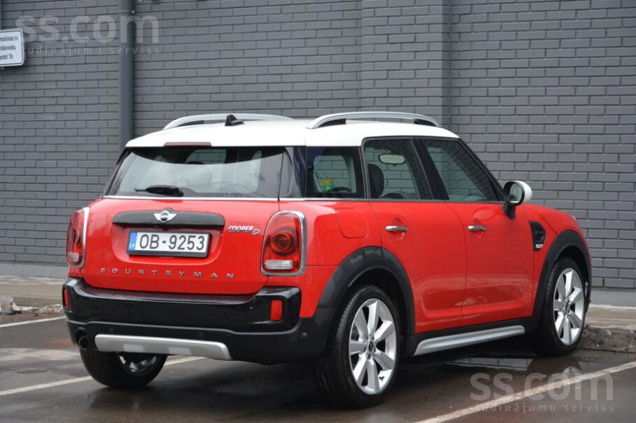 Sarkans MINI Countryman 2018 Rīga, ar dzinēja tilpumu 2.00 L un nobraukumu 230 tūkst. km par 10900 €, foto 5 vietnē AUTOMOTO.COM.LV