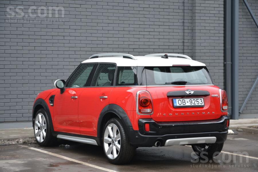 Sarkans MINI Countryman 2018 Rīga, ar dzinēja tilpumu 2.00 L un nobraukumu 230 tūkst. km par 10900 €, foto 7 vietnē AUTOMOTO.COM.LV