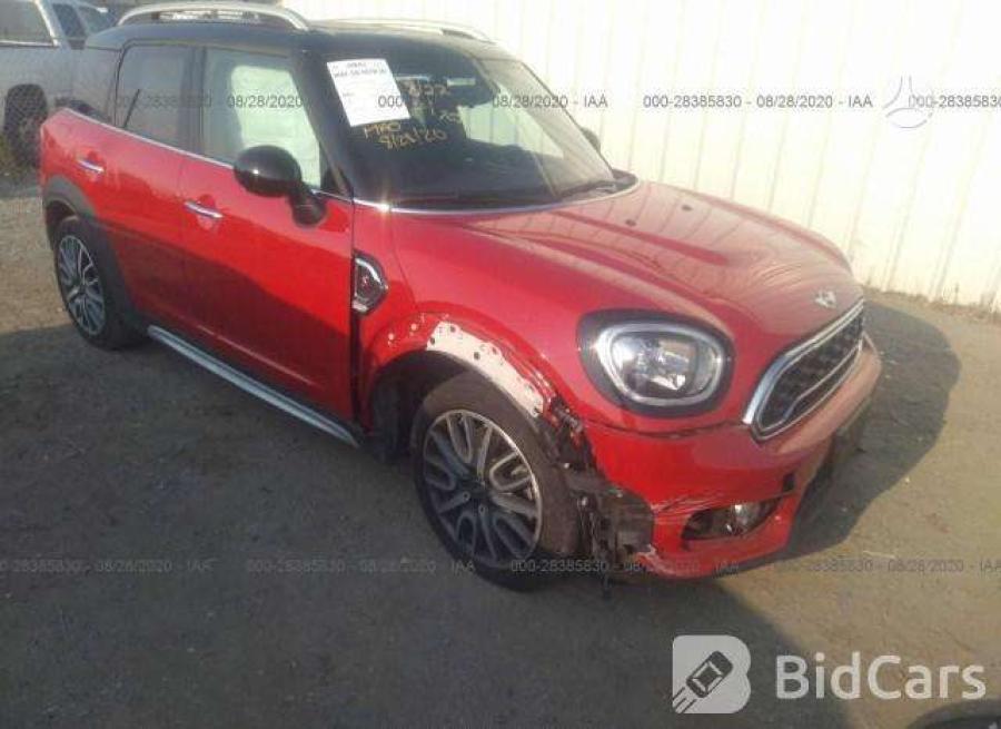 Red MINI Countryman 2018 in Vilnius, with an engine capacity of 2.00 L and mileage of 88 thousand km for 16500 €, photo 24 on AUTOMOTO.COM.LV