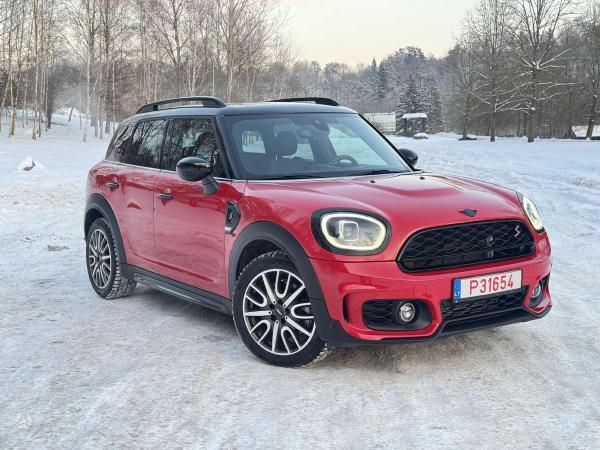 Red MINI Countryman 2024 in Vilnius, with an engine capacity of 2.00 L and mileage of 16 thousand km for 30900 €, photo 1 on AUTOMOTO.COM.LV