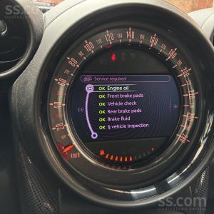 Red MINI Countryman 2015 in Riga, with an engine capacity of 2.00 L and mileage of 195 thousand km for 9650 €, photo 10 on AUTOMOTO.COM.LV