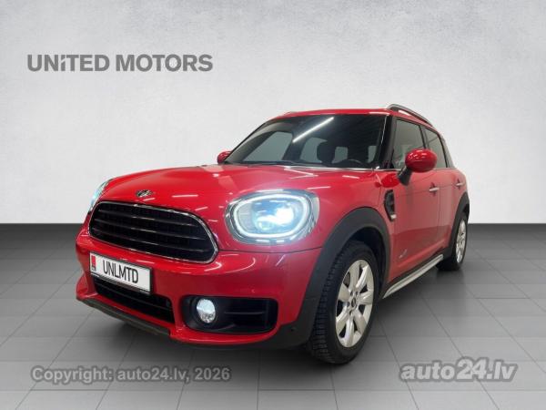 Red MINI Countryman 2019 in Tallinn, with an engine capacity of 1.50 L and mileage of 49 thousand km for 18900 €, photo 1 on AUTOMOTO.COM.LV