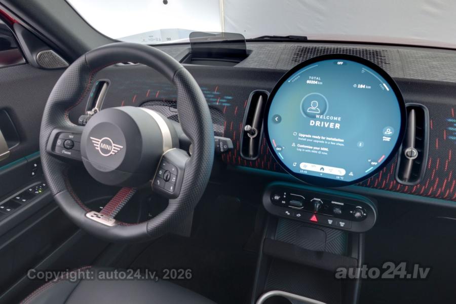 Sarkans MINI Countryman 2025 Tallina, ar dzinēja tilpumu 2.00 L un nobraukumu 60 tūkst. km par 37900 €, foto 11 vietnē AUTOMOTO.COM.LV