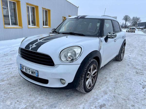 Balts MINI Countryman 2011 Tauragė, ar dzinēja tilpumu 1.60 L un nobraukumu 160 tūkst. km par 4400 €, foto 1 vietnē AUTOMOTO.COM.LV