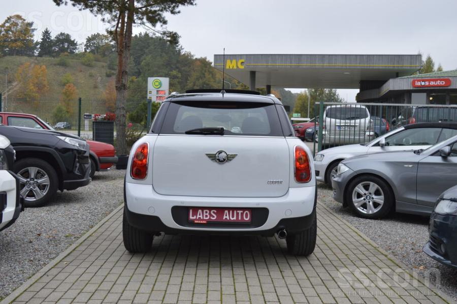 Balts MINI Countryman 2011 Tukums, ar dzinēja tilpumu 1.60 L un nobraukumu 227 tūkst. km par 5695 €, foto 6 vietnē AUTOMOTO.COM.LV