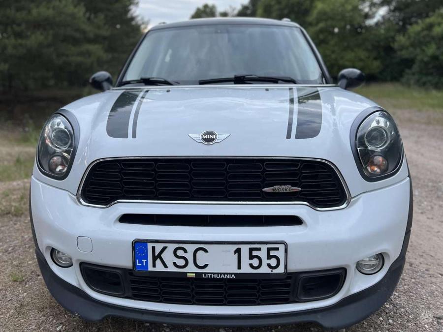 White MINI Countryman 2012 in Klaipeda, with an engine capacity of 1.60 L and mileage of 167 thousand km for 7400 €, photo 27 on AUTOMOTO.COM.LV