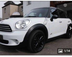 White MINI Countryman 2012 in Kedainiai, with an engine capacity of 1.60 L and mileage of 270 thousand km for 4900 €, photo  on AUTOMOTO.COM.LV