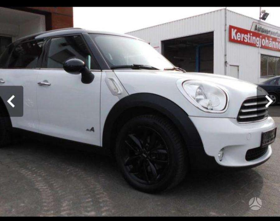 Balts MINI Countryman 2012 Kėdainiai, ar dzinēja tilpumu 1.60 L un nobraukumu 270 tūkst. km par 4900 €, foto 3 vietnē AUTOMOTO.COM.LV