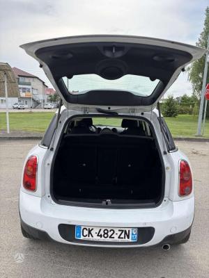 Balts MINI Countryman 2012 Tauragė, ar dzinēja tilpumu 1.60 L un nobraukumu 240 tūkst. km par 4500 €, foto 10 vietnē AUTOMOTO.COM.LV