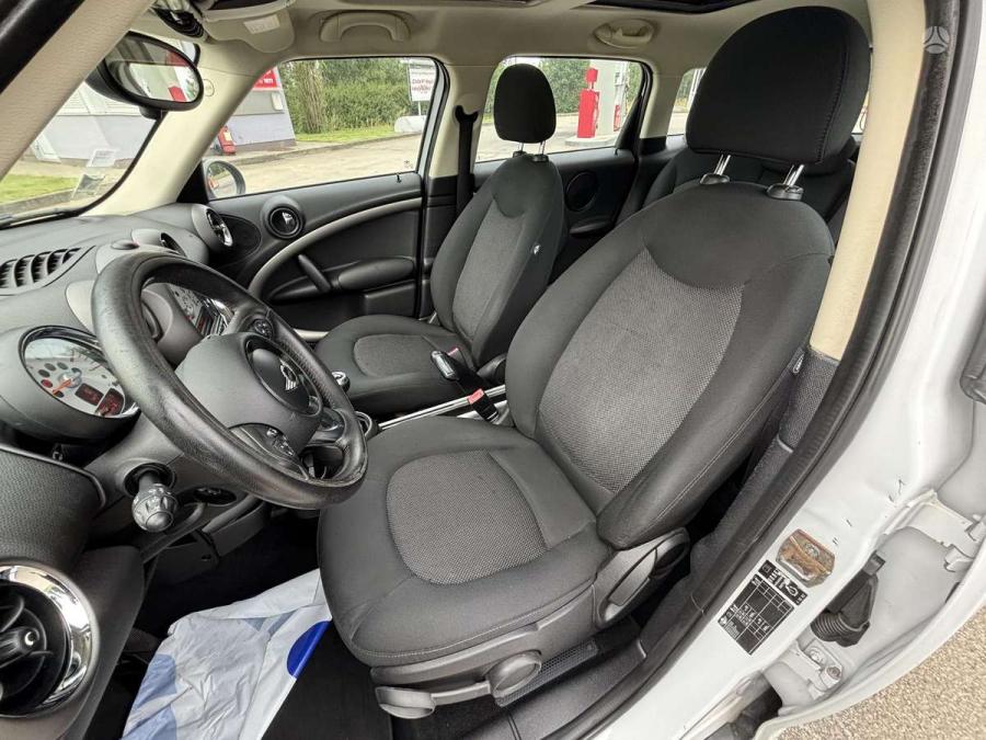 Balts MINI Countryman 2012 Tauragė, ar dzinēja tilpumu 1.60 L un nobraukumu 240 tūkst. km par 4500 €, foto 13 vietnē AUTOMOTO.COM.LV