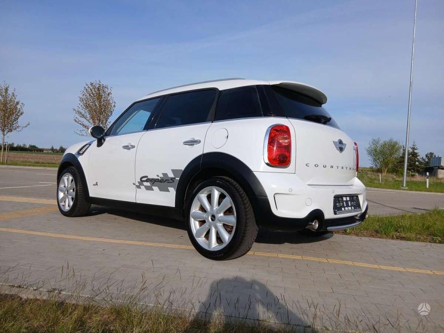 Balts MINI Countryman 2013 Marijampole, ar dzinēja tilpumu 2.00 L un nobraukumu 132 tūkst. km par 8750 €, foto 3 vietnē AUTOMOTO.COM.LV