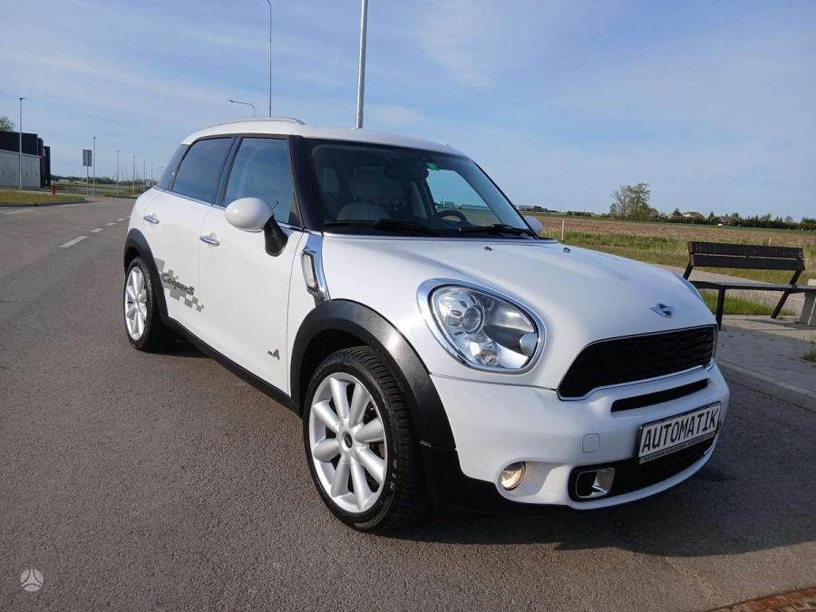 Balts MINI Countryman 2013 Marijampole, ar dzinēja tilpumu 2.00 L un nobraukumu 132 tūkst. km par 8750 €, foto 12 vietnē AUTOMOTO.COM.LV