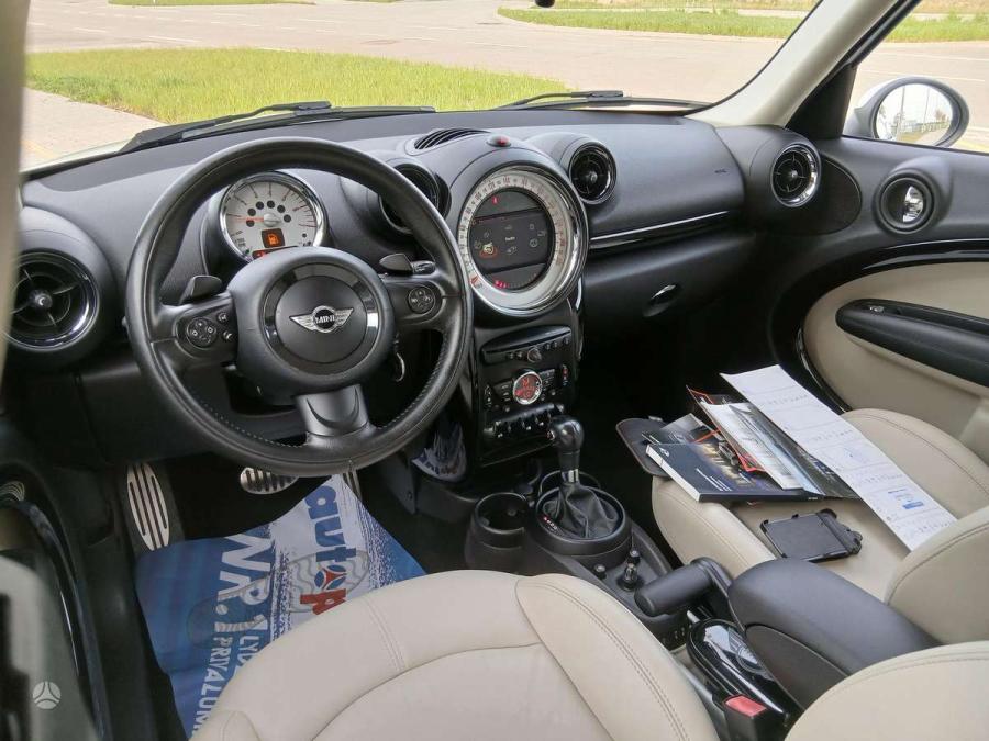 Balts MINI Countryman 2013 Marijampole, ar dzinēja tilpumu 2.00 L un nobraukumu 132 tūkst. km par 8750 €, foto 24 vietnē AUTOMOTO.COM.LV