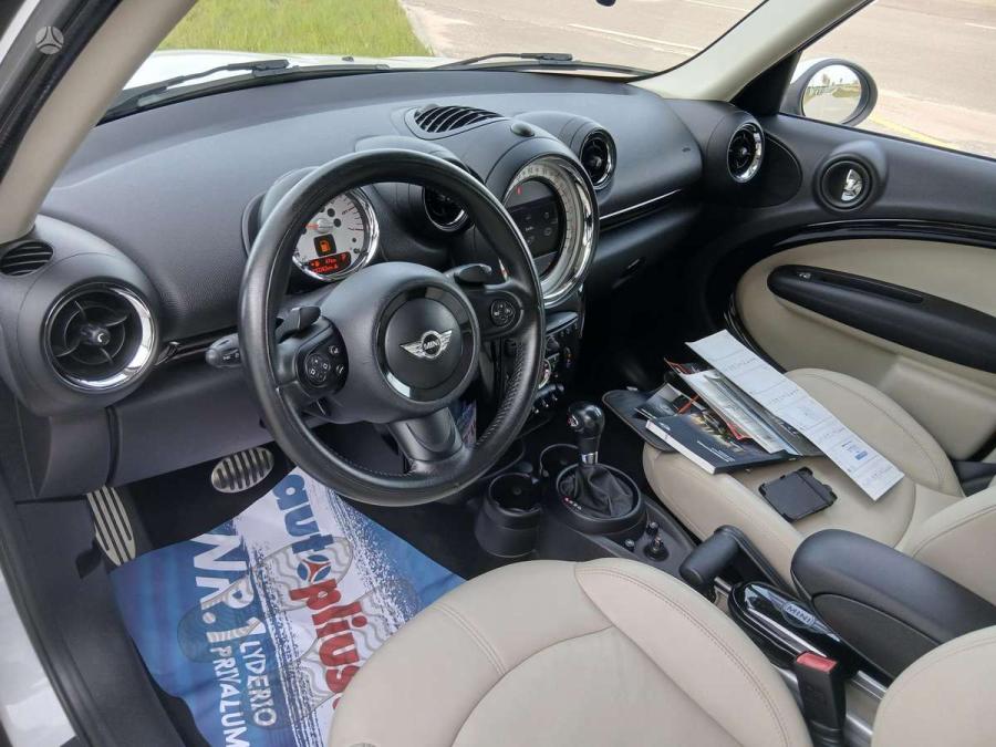 Balts MINI Countryman 2013 Marijampole, ar dzinēja tilpumu 2.00 L un nobraukumu 132 tūkst. km par 8750 €, foto 26 vietnē AUTOMOTO.COM.LV