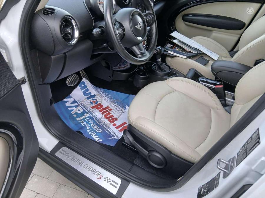 Balts MINI Countryman 2013 Marijampole, ar dzinēja tilpumu 2.00 L un nobraukumu 132 tūkst. km par 8750 €, foto 30 vietnē AUTOMOTO.COM.LV