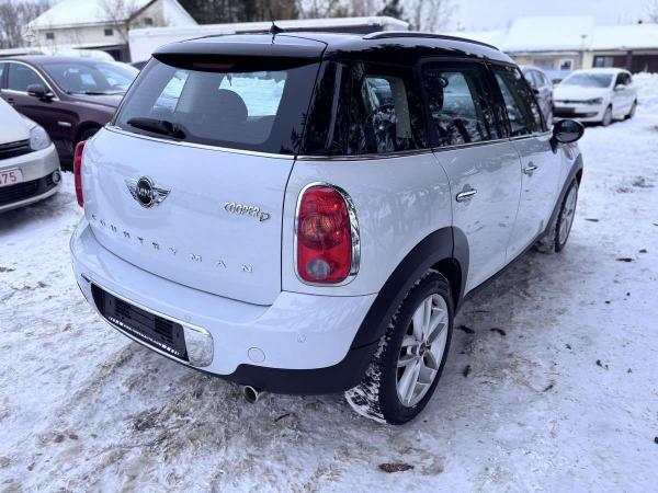 White MINI Countryman 2014 in Gargzdai, with an engine capacity of 2.00 L and mileage of 135 thousand km for 6899 €, photo 5 on AUTOMOTO.COM.LV