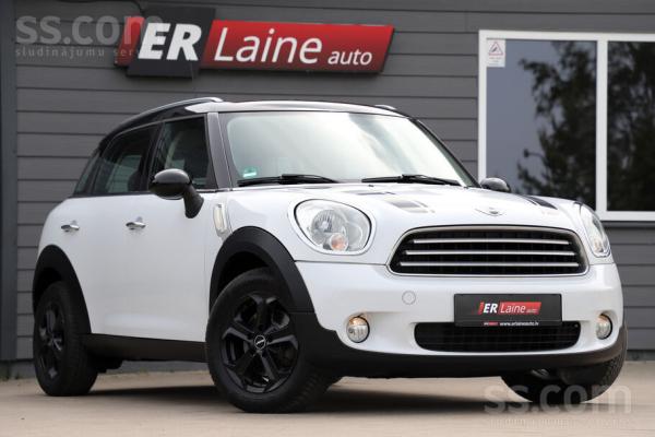 Balts MINI Countryman 2014 Tukums, ar dzinēja tilpumu 1.60 L un nobraukumu 138 tūkst. km par 5500 €, foto 1 vietnē AUTOMOTO.COM.LV