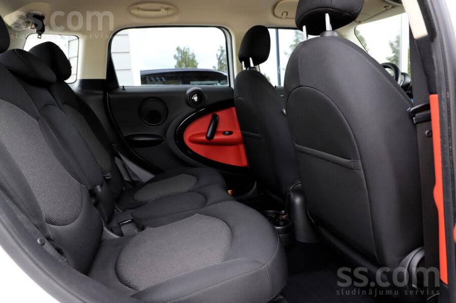 Balts MINI Countryman 2014 Tukums, ar dzinēja tilpumu 1.60 L un nobraukumu 138 tūkst. km par 5500 €, foto 16 vietnē AUTOMOTO.COM.LV