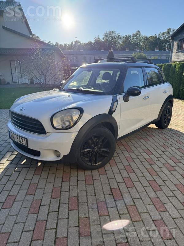 Balts MINI Countryman 2010 Rīga, ar dzinēja tilpumu 1.60 L un nobraukumu 305 tūkst. km par 2999 €, foto 1 vietnē AUTOMOTO.COM.LV