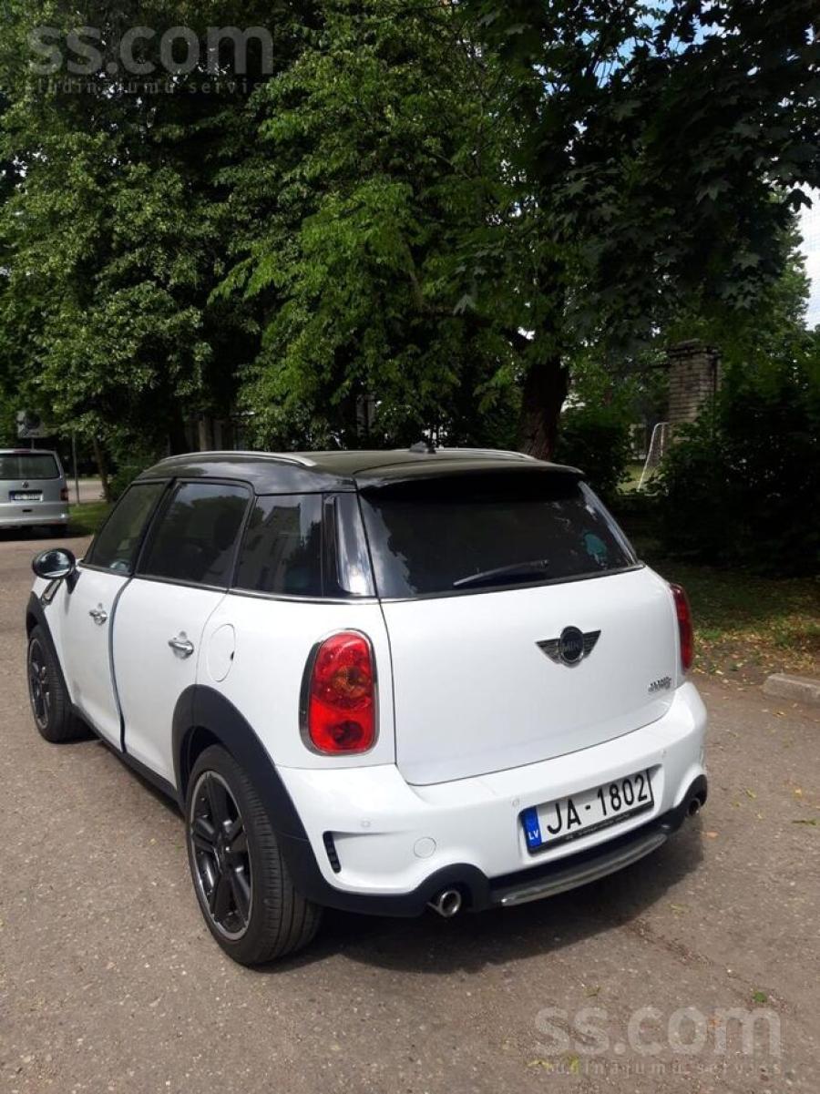 Balts MINI Countryman 2011 Rīga, ar dzinēja tilpumu 1.60 L un nobraukumu 61 tūkst. km par 8900 €, foto 3 vietnē AUTOMOTO.COM.LV