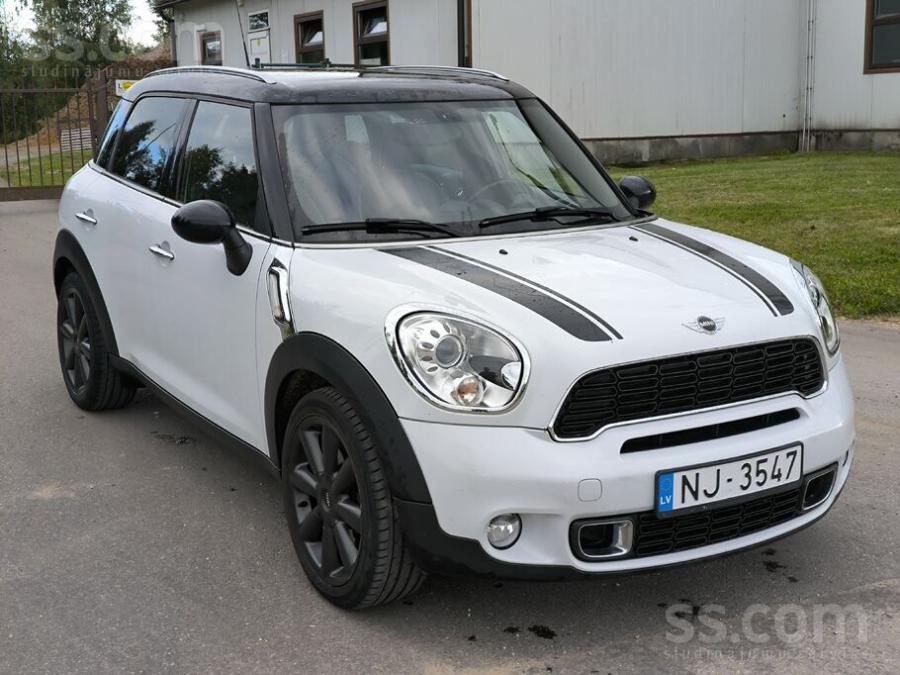 Balts MINI Countryman 2011 Ludza, ar dzinēja tilpumu 1.60 L un nobraukumu 220 tūkst. km par 6400 €, foto 4 vietnē AUTOMOTO.COM.LV