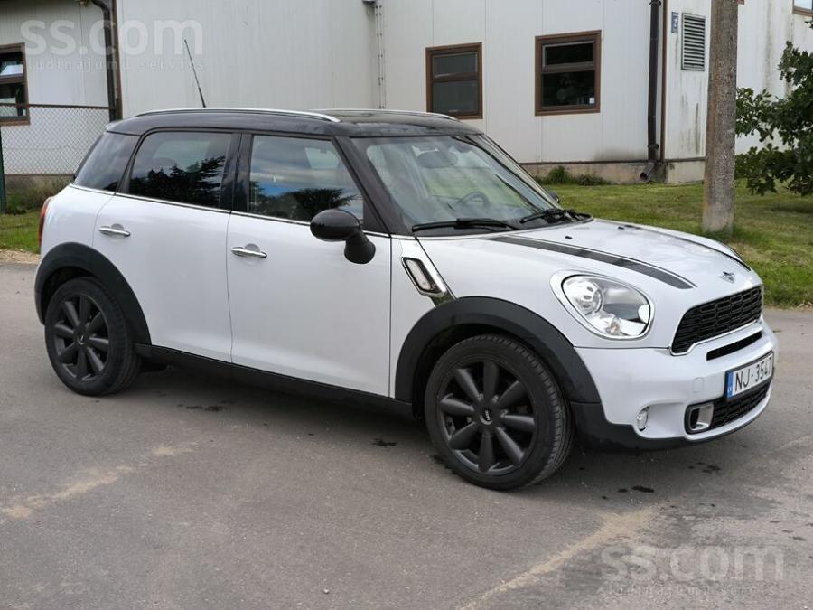 Balts MINI Countryman 2011 Ludza, ar dzinēja tilpumu 1.60 L un nobraukumu 220 tūkst. km par 6400 €, foto 5 vietnē AUTOMOTO.COM.LV