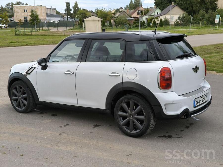 Balts MINI Countryman 2011 Ludza, ar dzinēja tilpumu 1.60 L un nobraukumu 220 tūkst. km par 6400 €, foto 11 vietnē AUTOMOTO.COM.LV